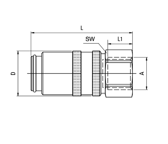 Mould-Shop. Coupling Female Thread